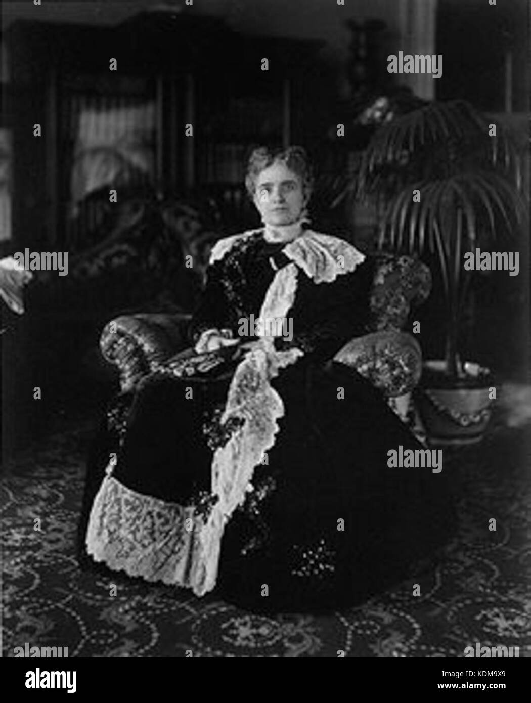 Ida McKinley in the White House 1901 Stock Photo - Alamy