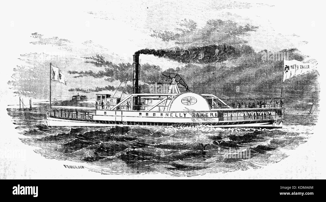 Nelly Baker (1854 steamboat Stock Photo - Alamy