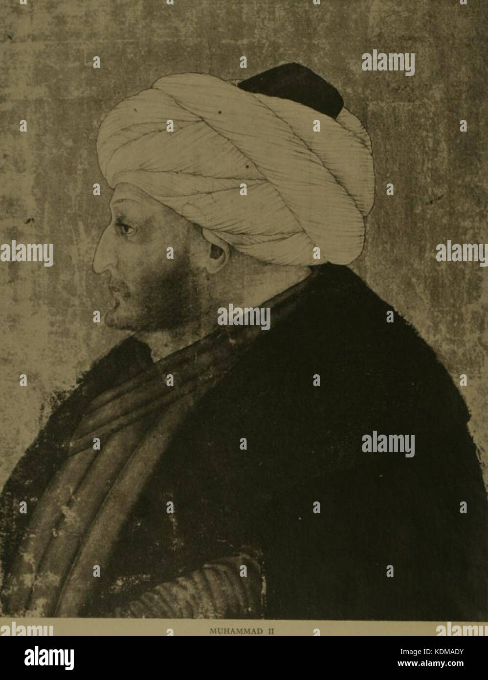 Mehmed II profile Stock Photo - Alamy