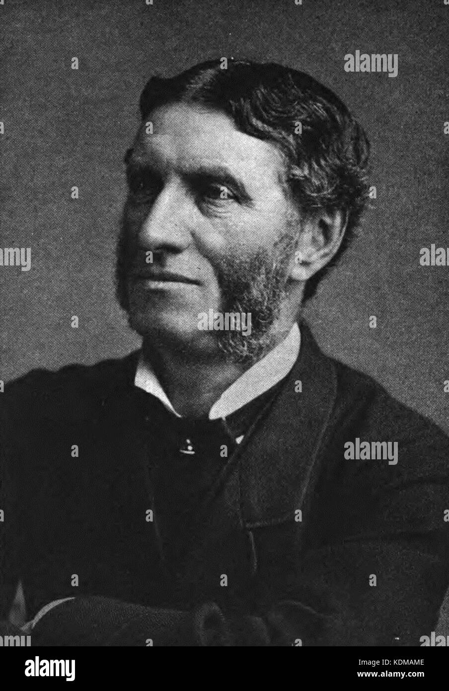 A formal portrait of Matthew Arnold, a British poet, and cultural ...