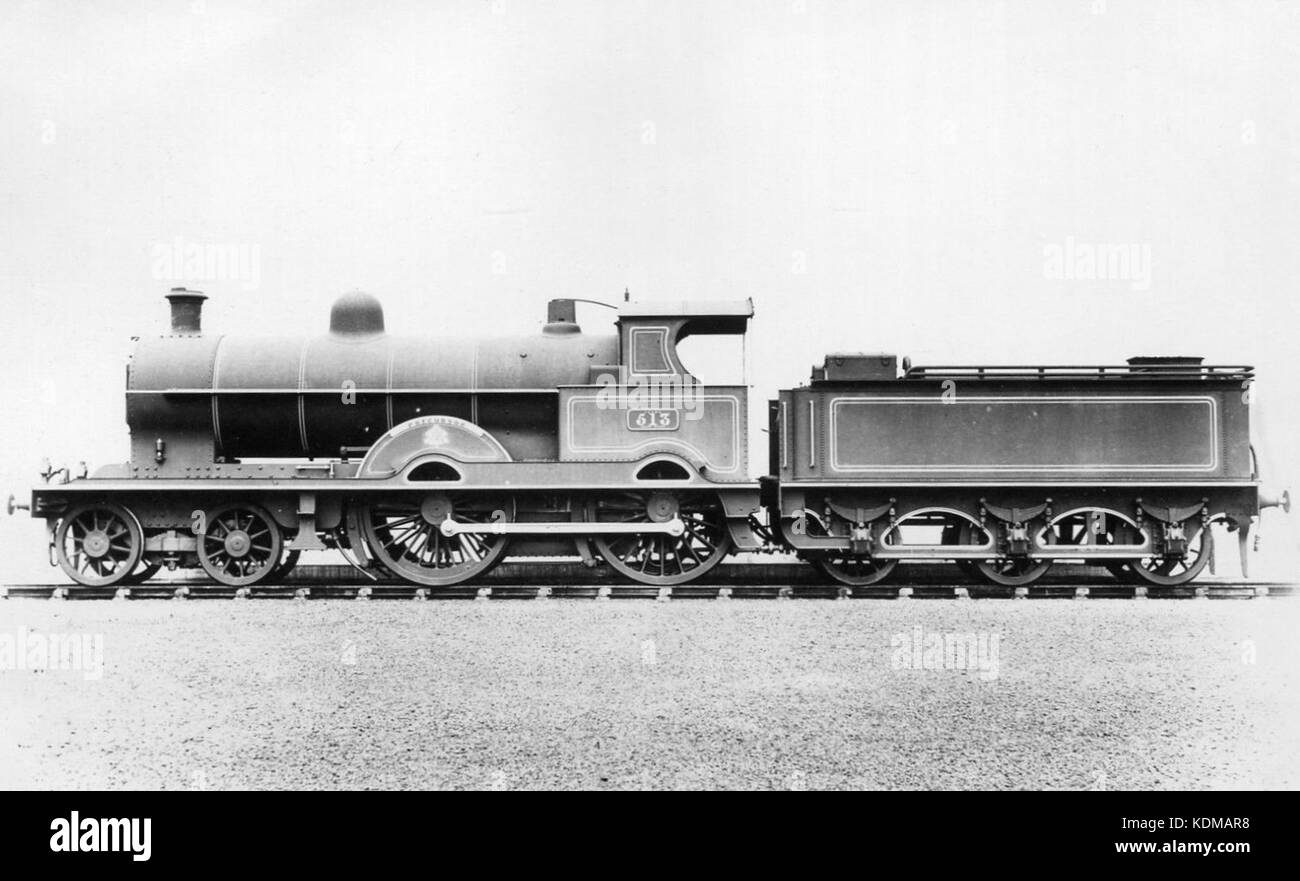 LNWR engine No. 513 Precursor Stock Photo - Alamy