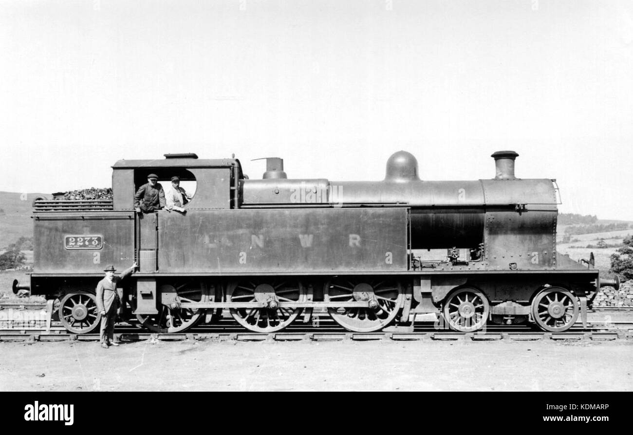 LNWR engine No.2273, 2665 Class Stock Photo - Alamy