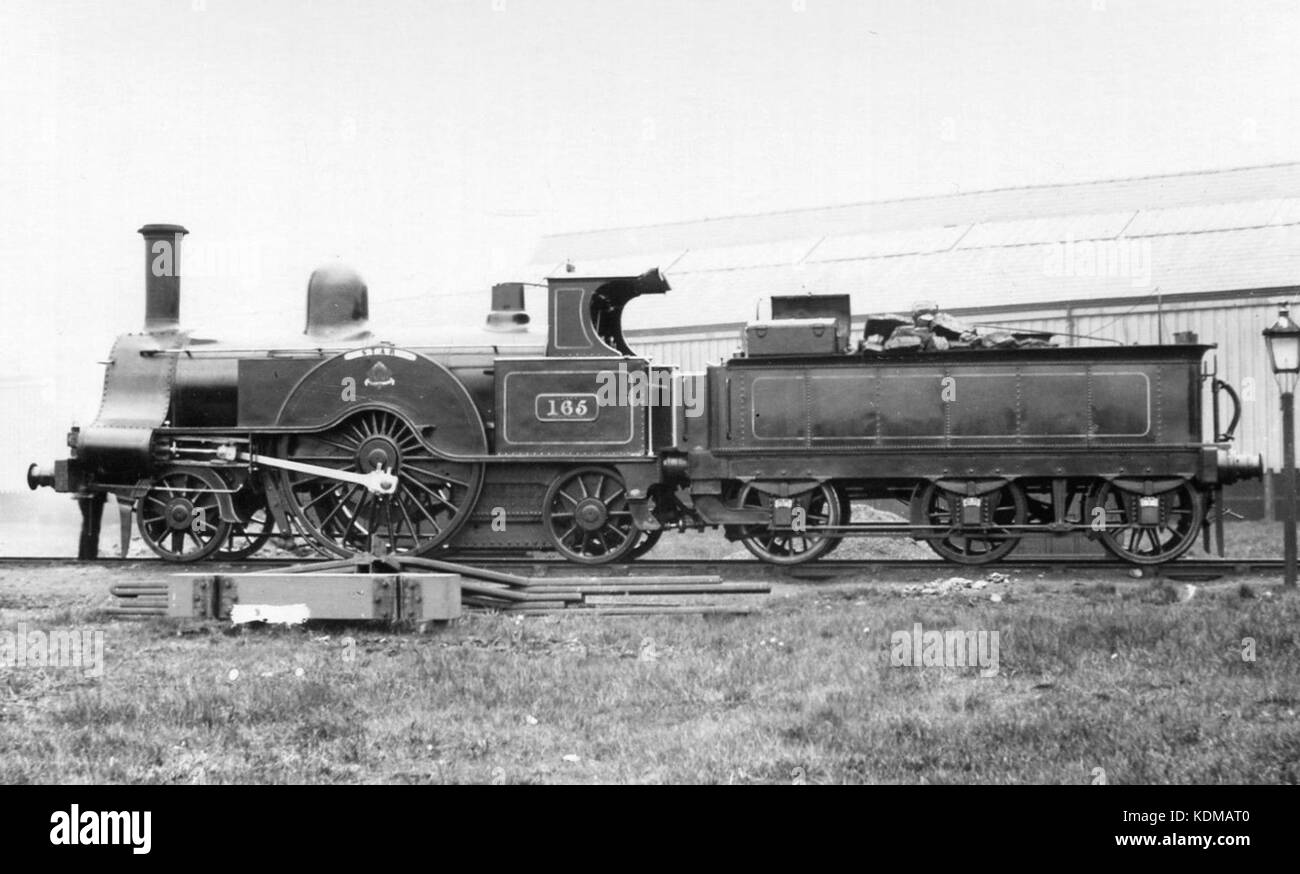 LNWR (London and North Western Railway) engine No. 165, named 'Star ...