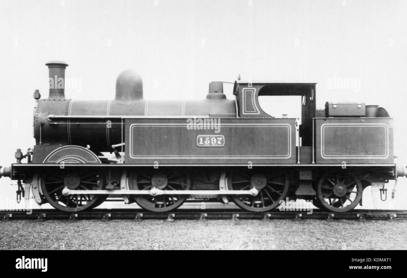 LNWR engine No.1597, 5ft 3in 0 6 2 Tank Stock Photo - Alamy