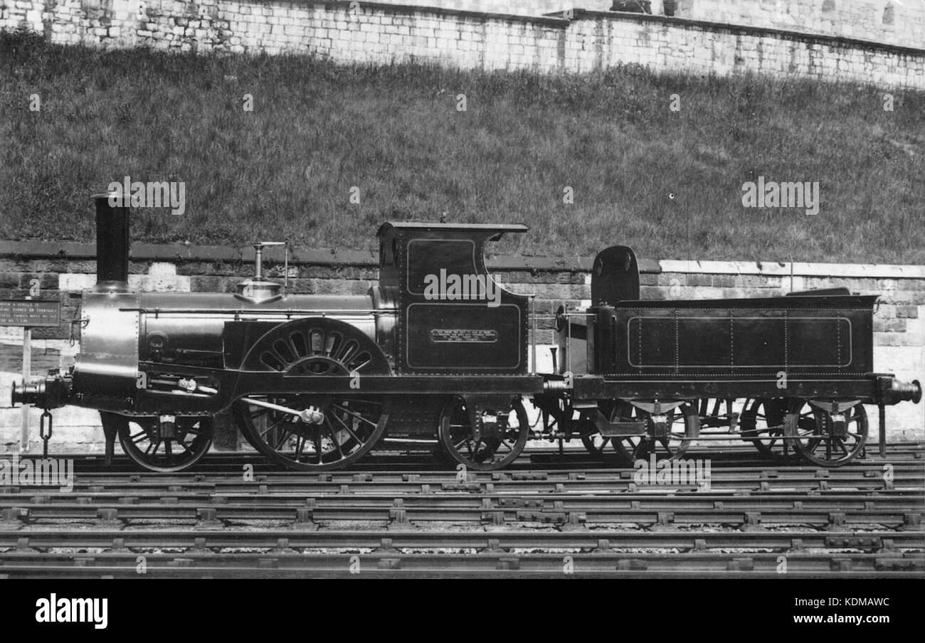 LNWR engine 'Columbine' Stock Photo - Alamy