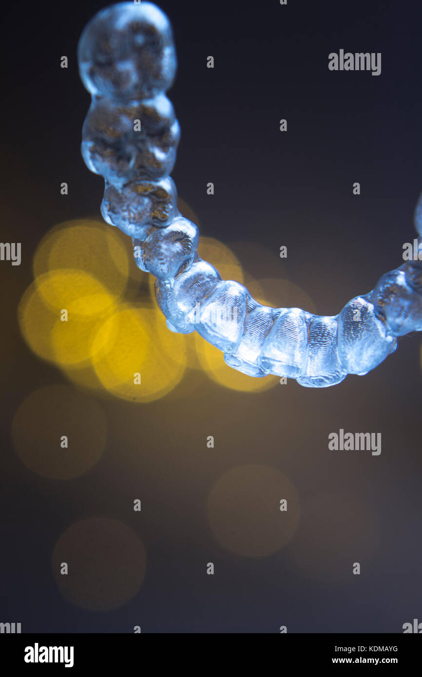 Invisible teeth retainers orthodontic brackets. Plastic modern ...