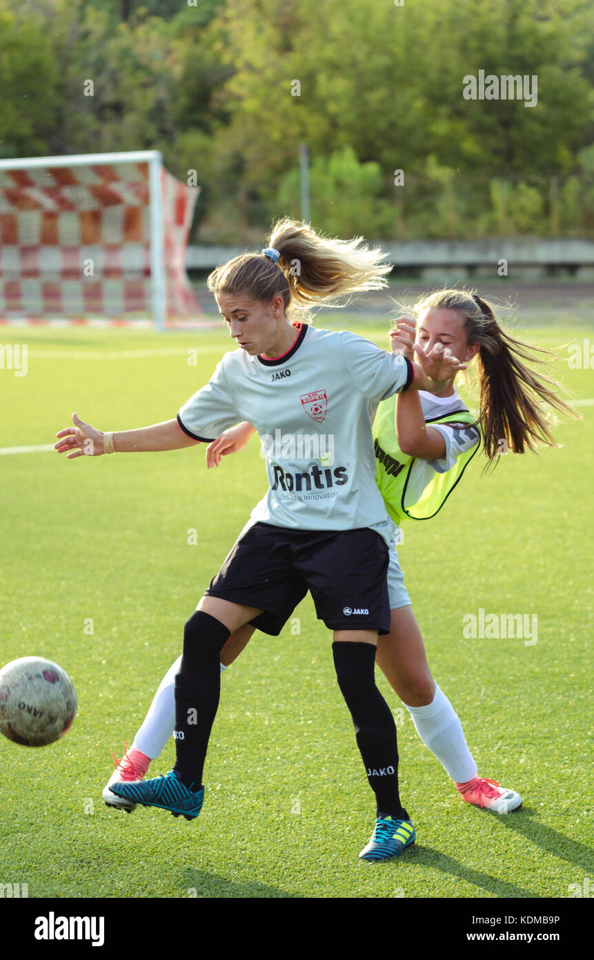 ZFK Borec vs ZFK Atletiko Stock Photo - Alamy