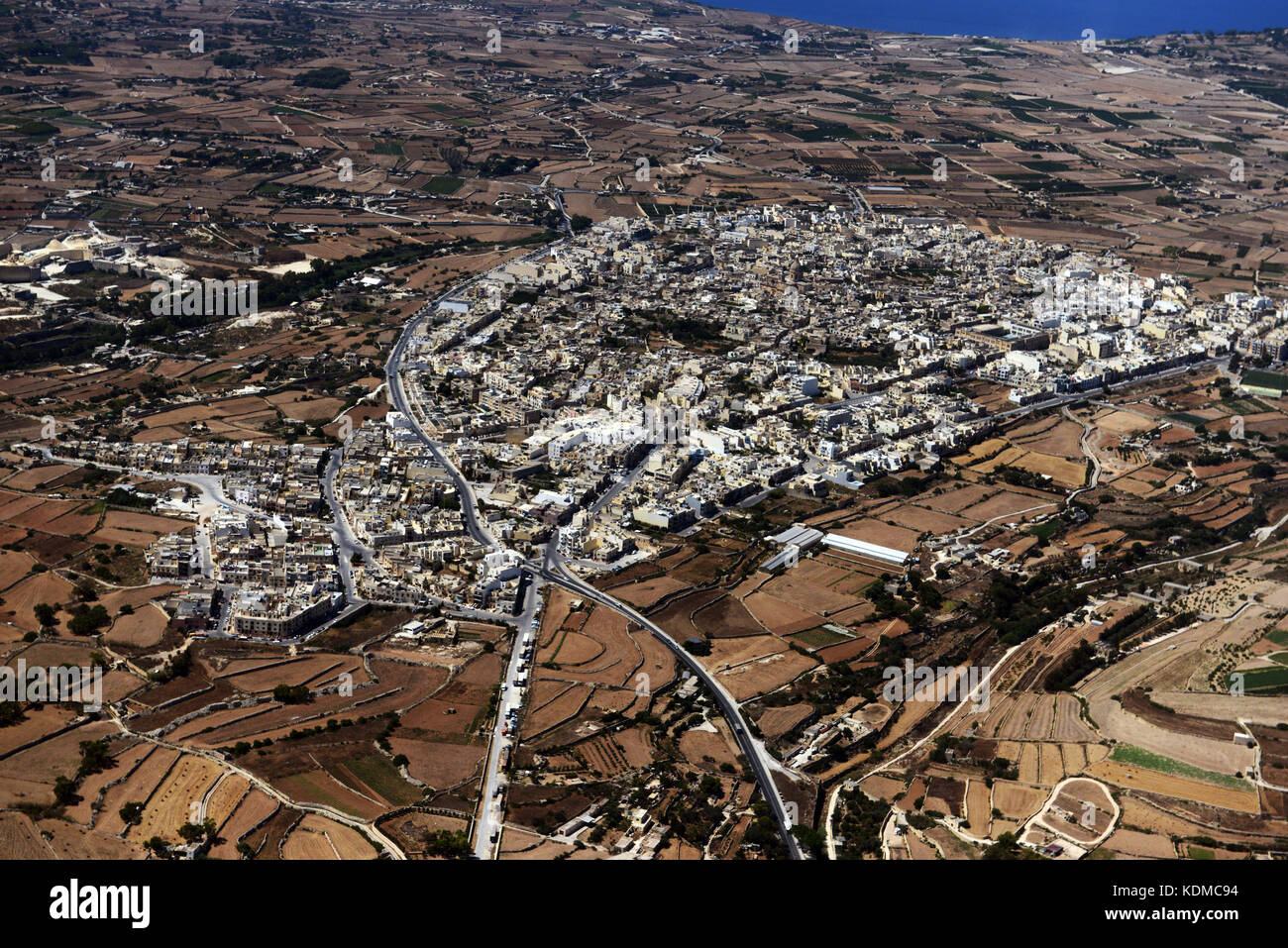Aerial view of Malta Stock Photo - Alamy