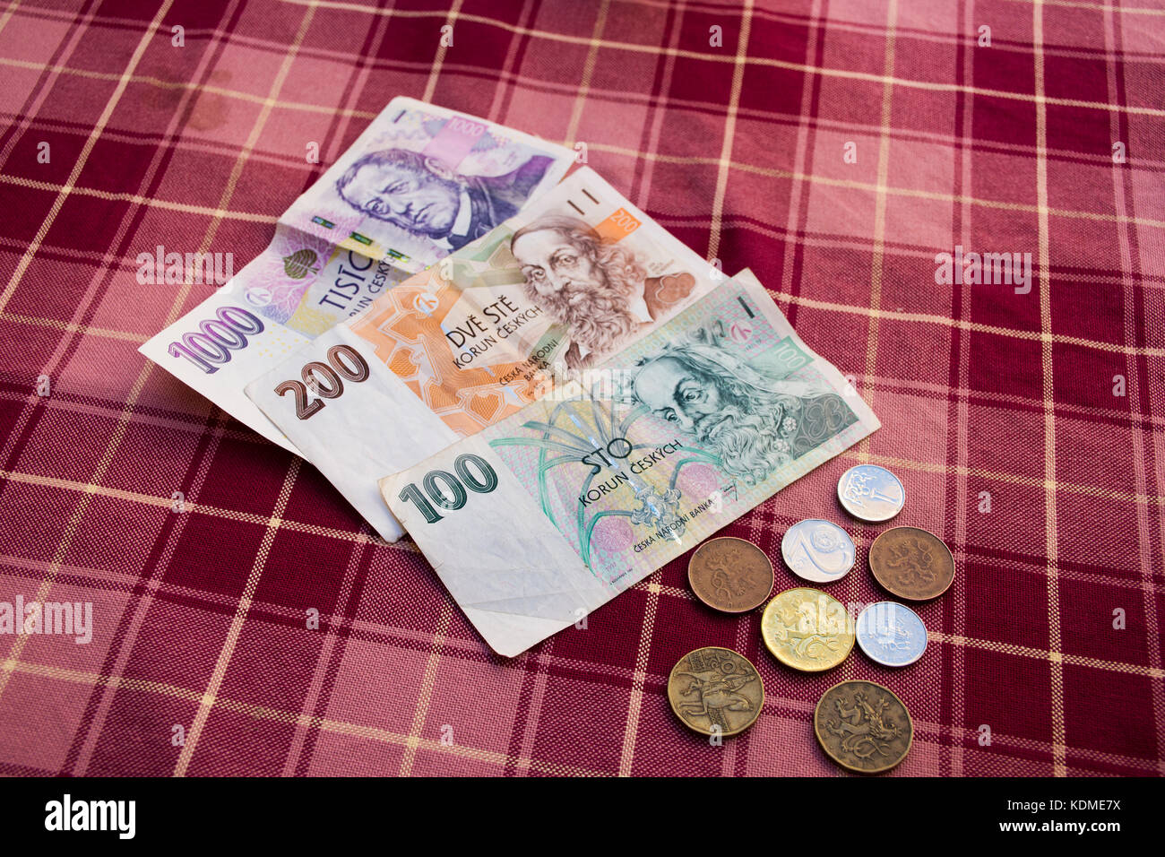 Czech koruna notes hi-res stock photography and images - Alamy