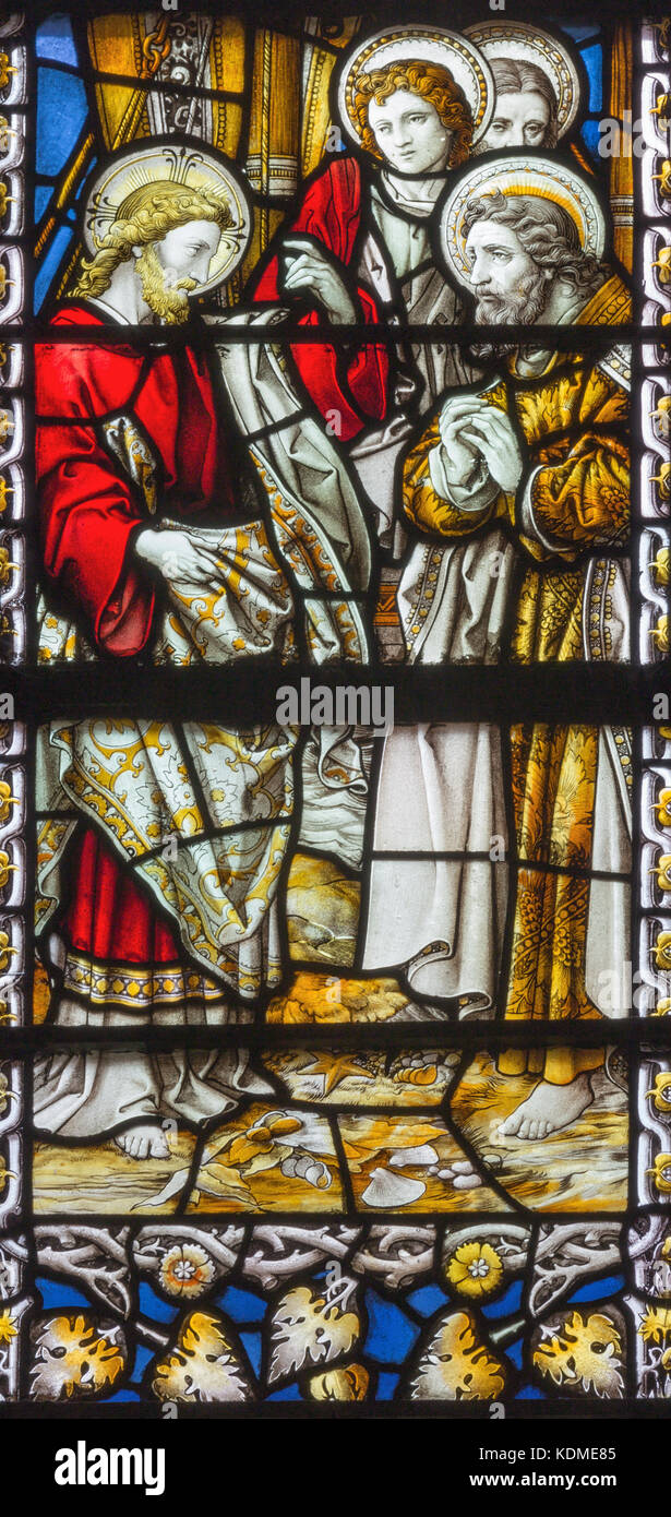 LONDON, GREAT BRITAIN - SEPTEMBER 17, 2017: The Jesus teaching the ...