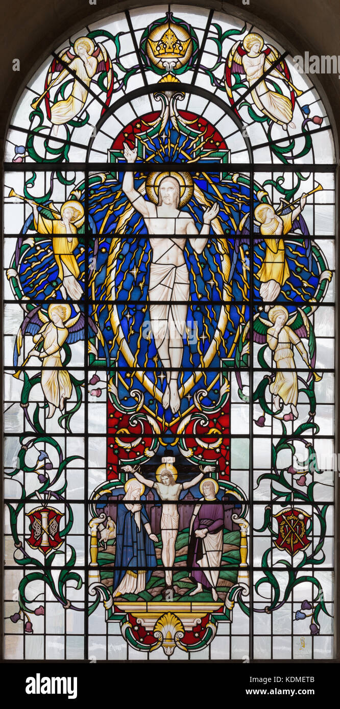 LONDON, GREAT BRITAIN - SEPTEMBER 14, 2017: The resurrected Jesus ...