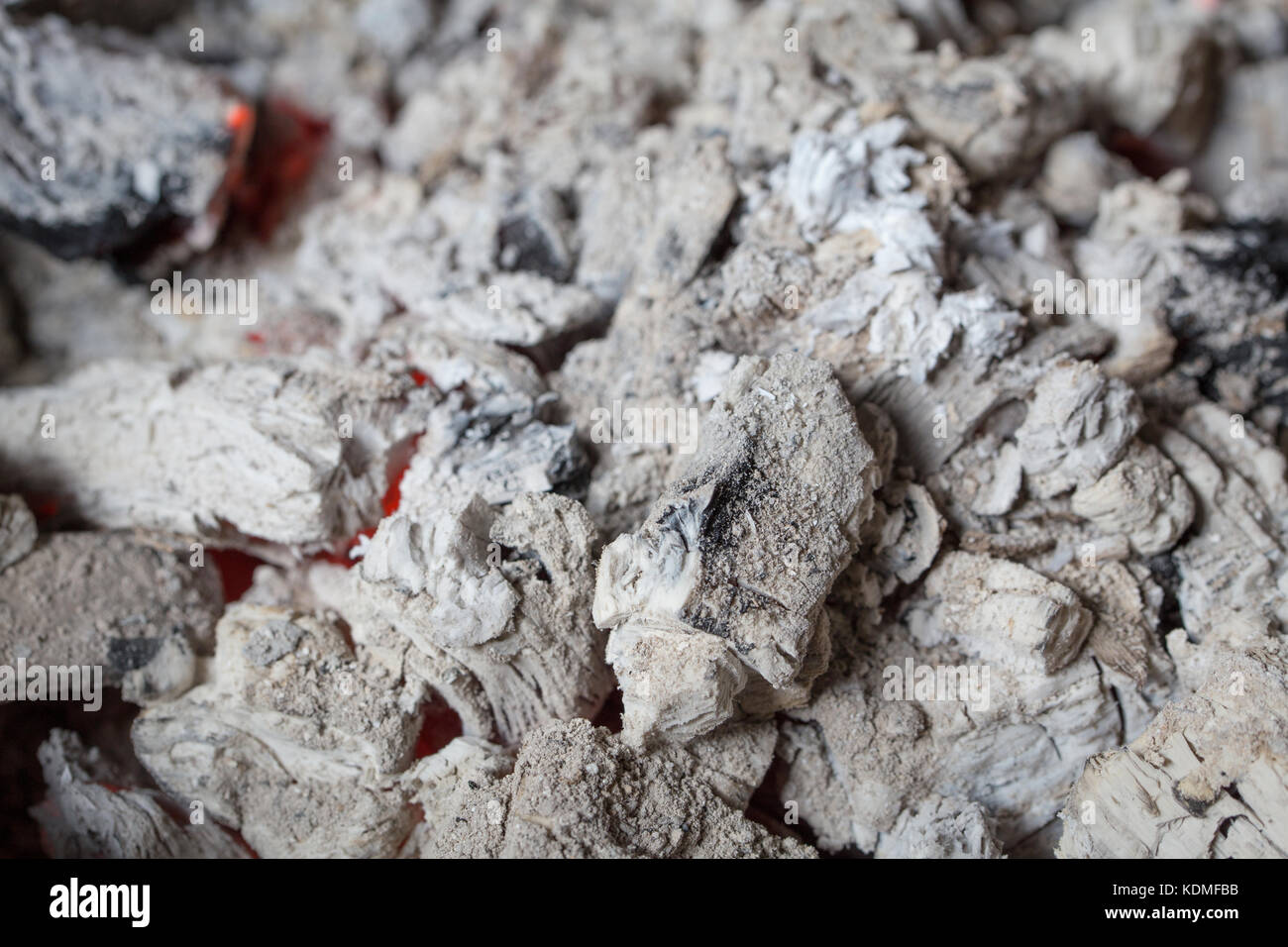 Firewood after burning become ash Stock Photo - Alamy