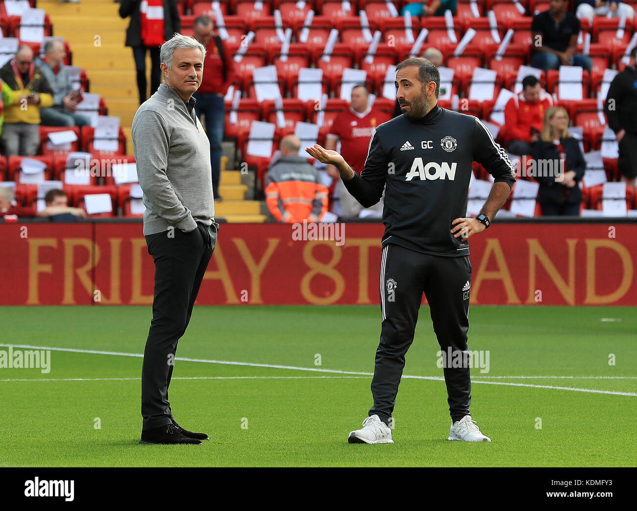 Manchester United manager Jose Mourinho and Tactical analyst Giovanni ...