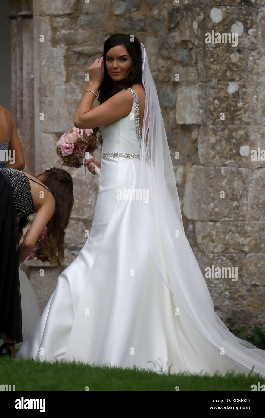 England all-rounder Ben Stokes' fiancee Clare Ratcliffe arrives at St ...