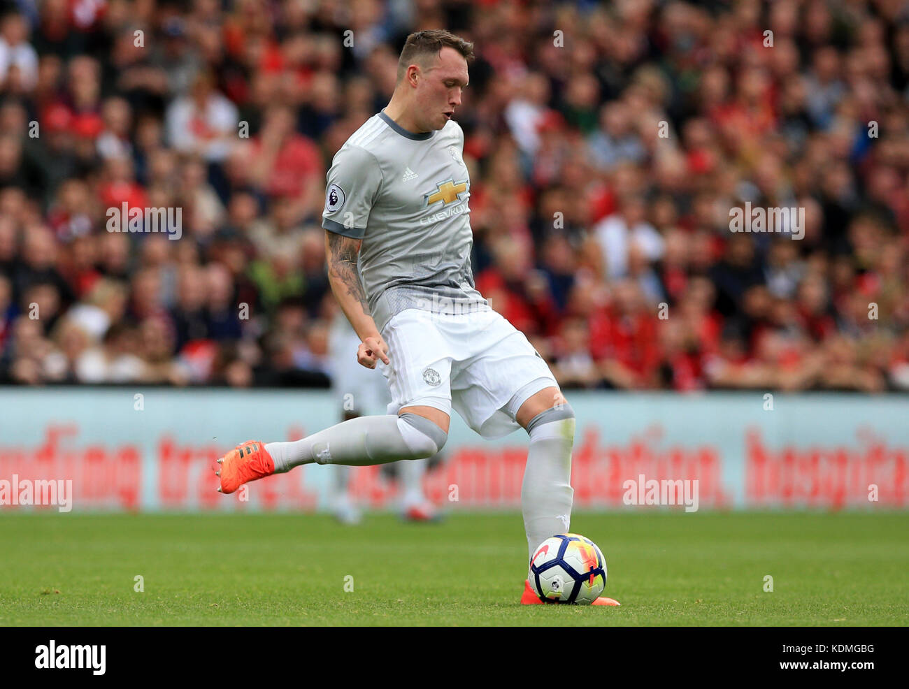 Manchester United's Phil Jones during the Premier League match at ...
