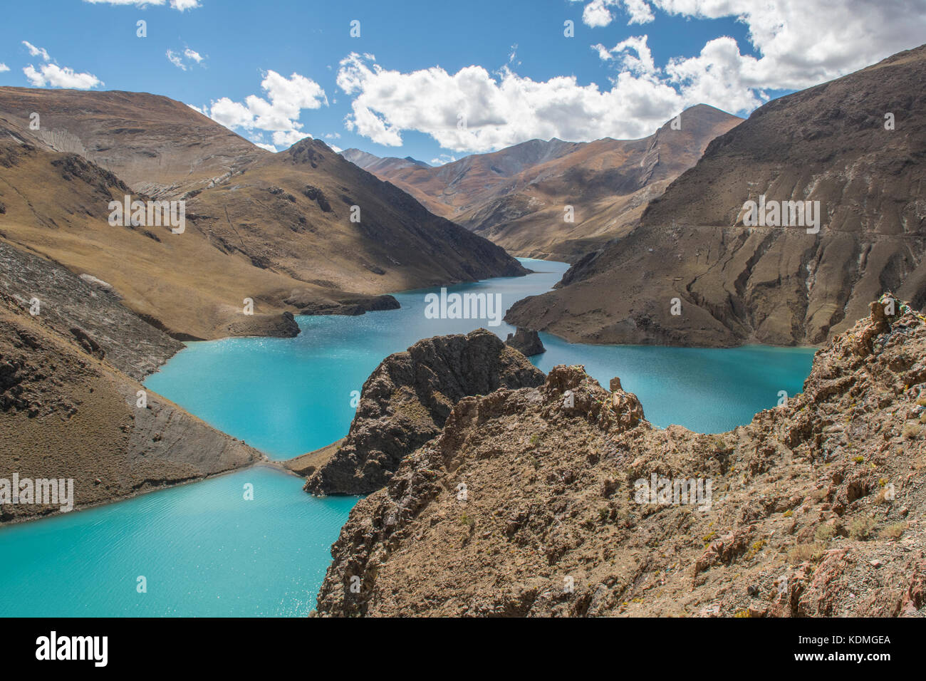 Yamdrok Lake, Shannan, Tibet, China Stock Photo - Alamy