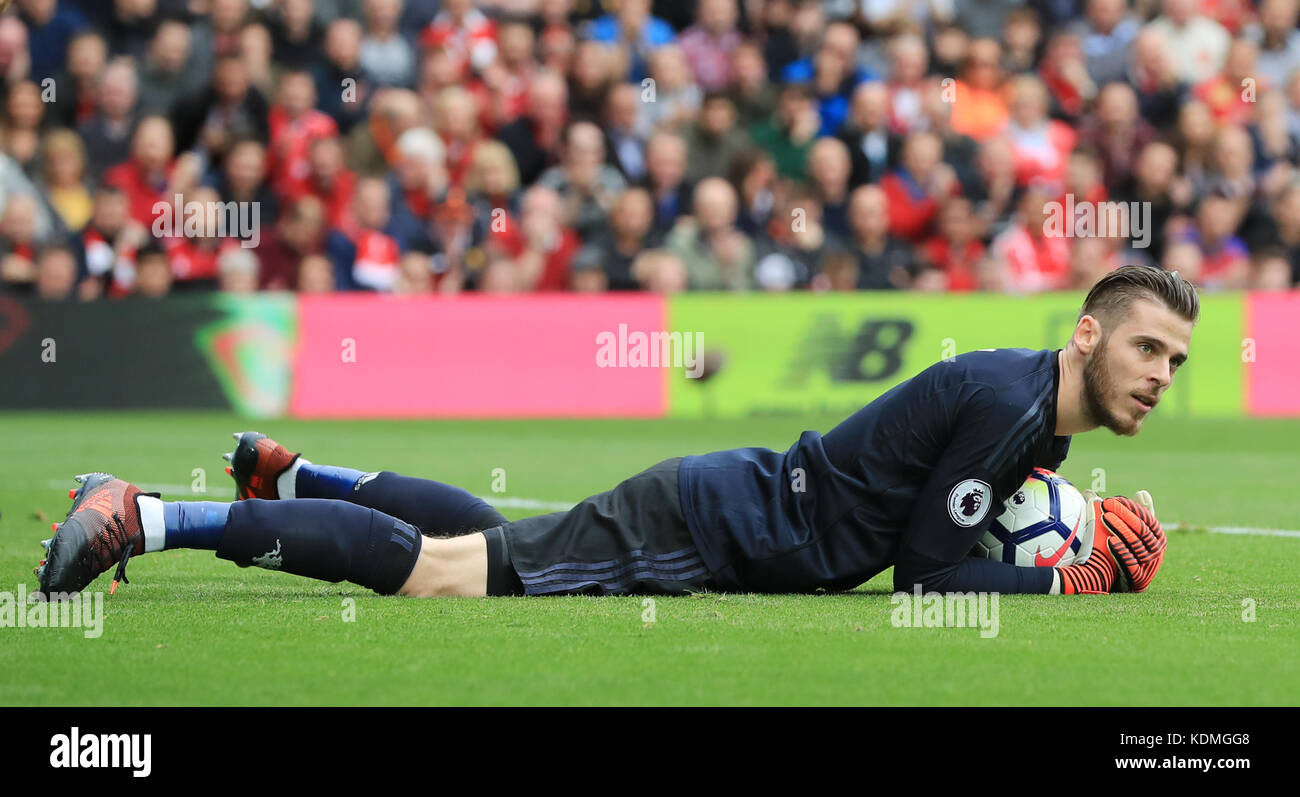 Manchester United goalkeeper David De Gea during the Premier League ...