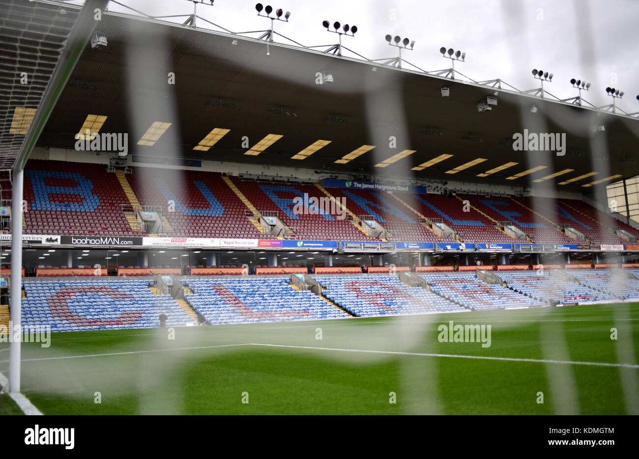 A general view of Turf Moor before the Premier League match at Turf ...