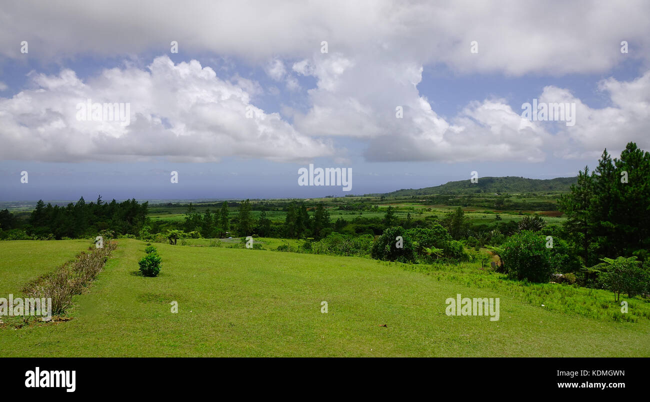 Mountain scenery of the Highlands in Mauritius Island Stock Photo - Alamy