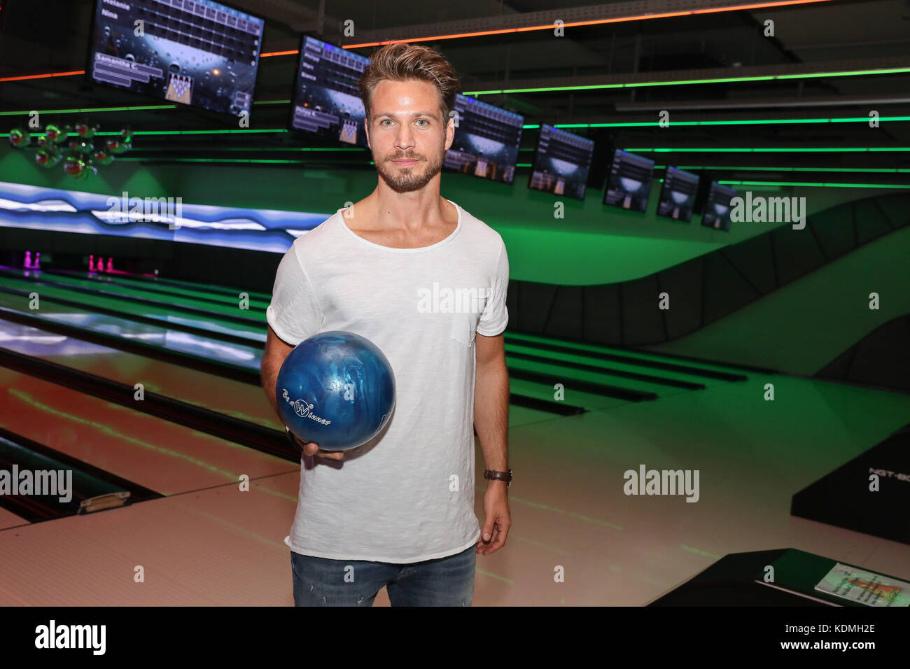 Bowling Party in Linz Featuring: Sebastian Pannek Where: Linz, Austria ...