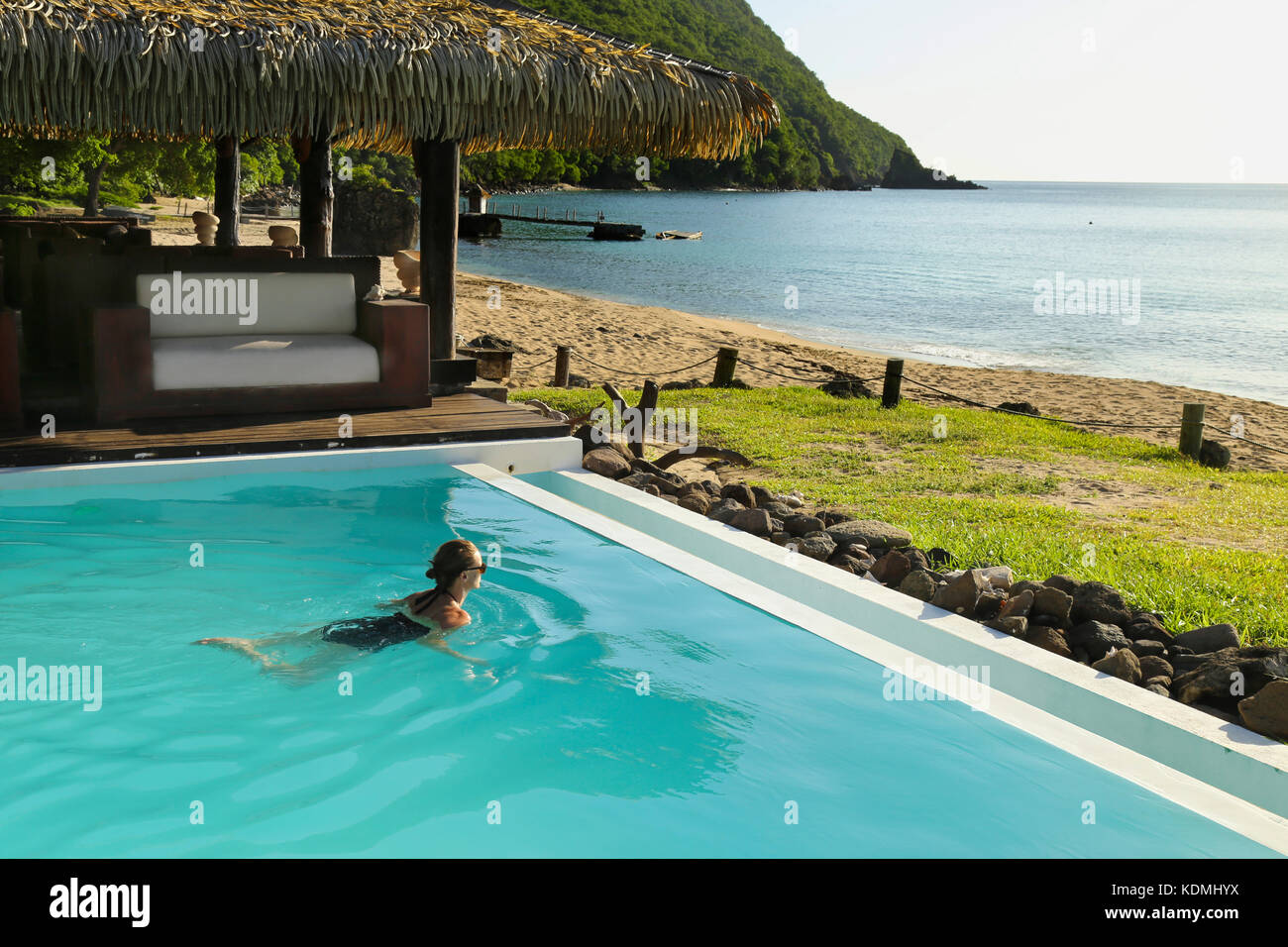 Lady swimming hi-res stock photography and images - Alamy