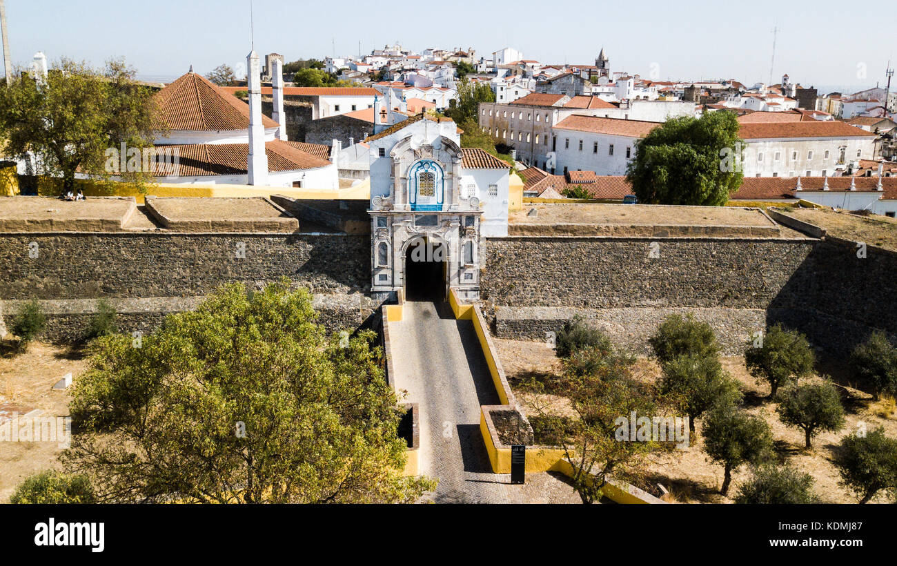 The Equina Gate, Castle of Elvas, Alentejo, Portugal Stock Photo - Alamy