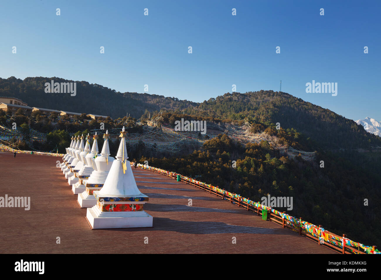 Pray tower in yunnan china Stock Photo - Alamy