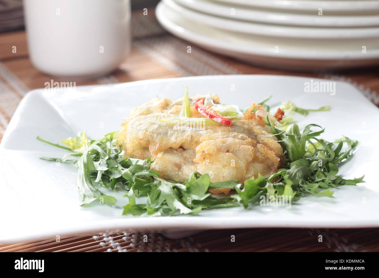 deep fried fish Stock Photo - Alamy