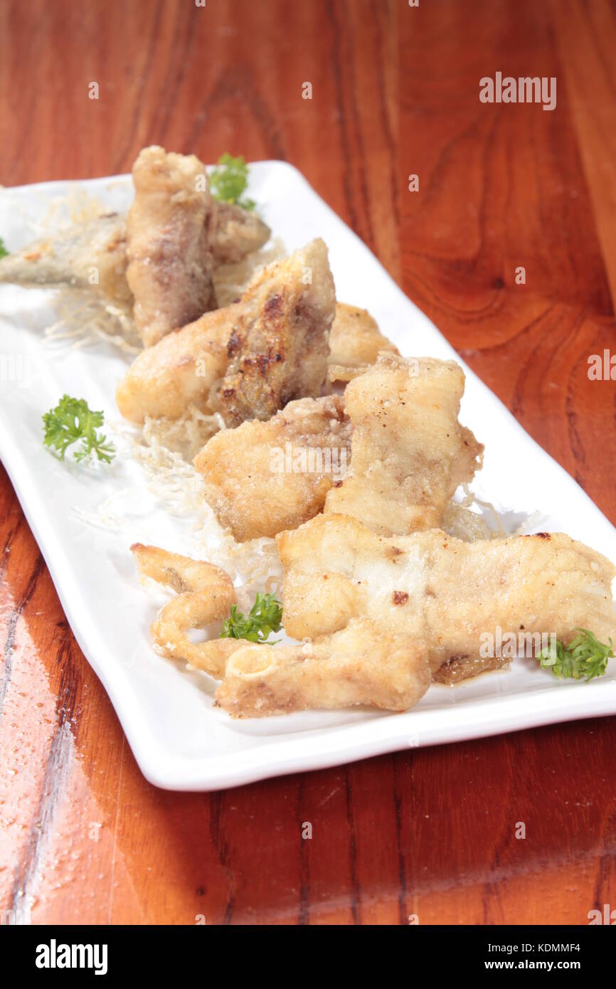 deep fried fish Stock Photo - Alamy