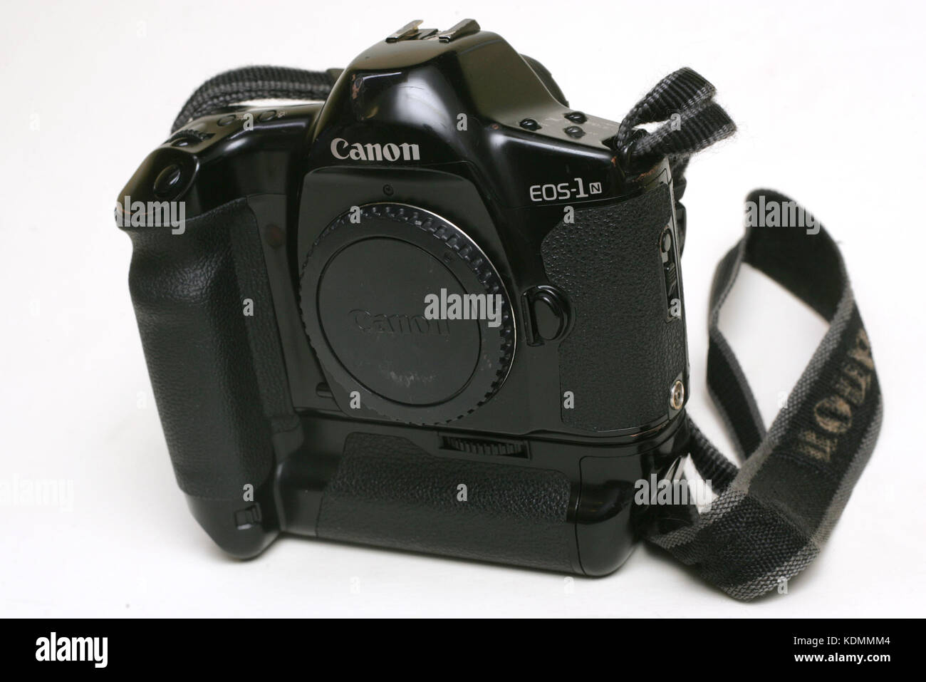 A heavily used Canon EOS1N film camera, from about 1999 Stock Photo - Alamy