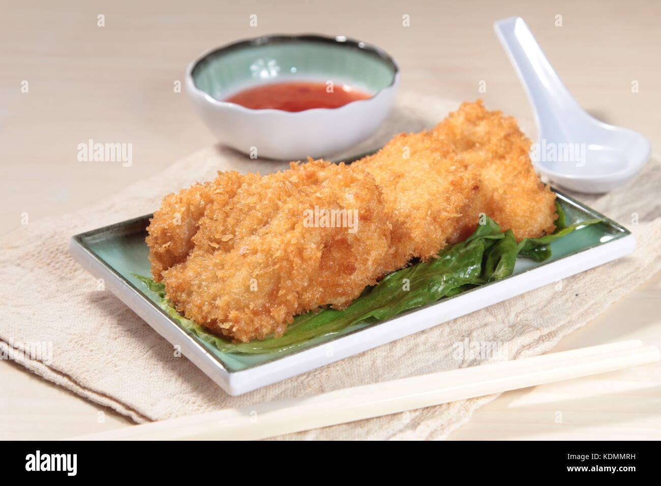 deep fried fish Stock Photo - Alamy