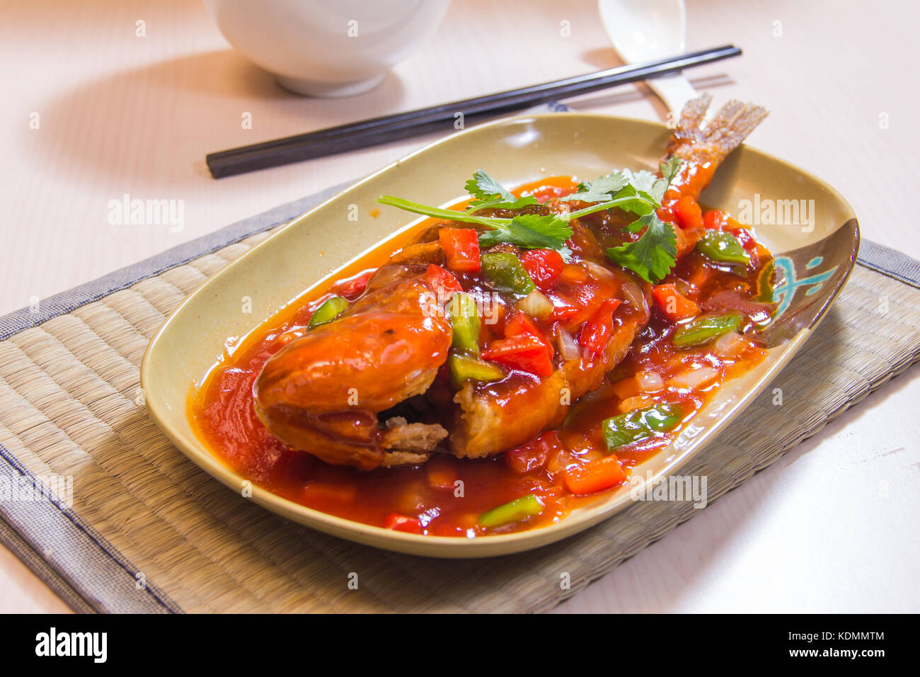 deep fried fish Stock Photo - Alamy
