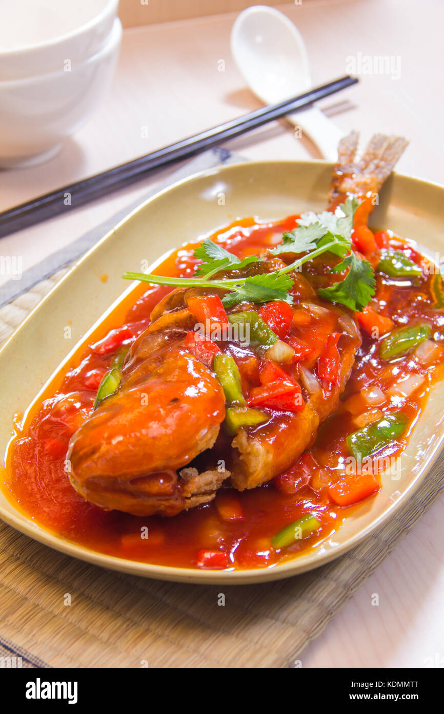 deep fried fish Stock Photo - Alamy
