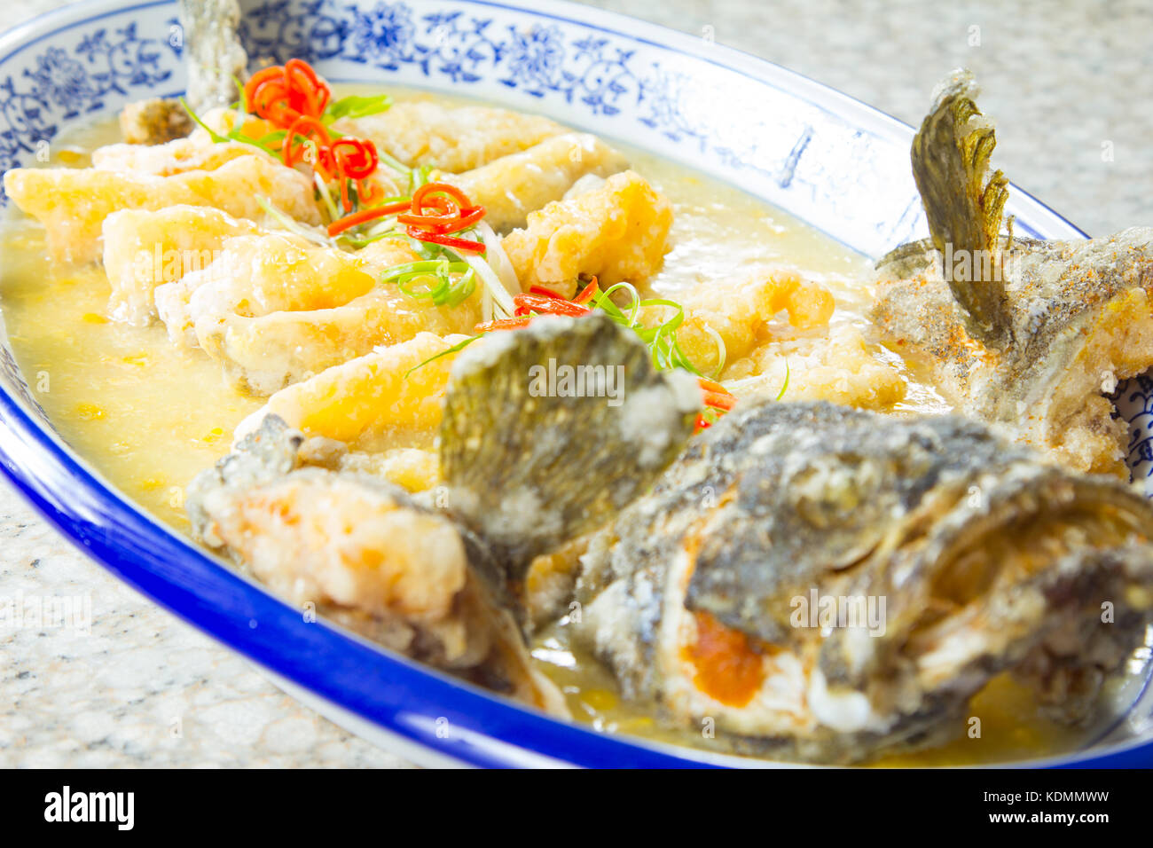 deep fried fish Stock Photo - Alamy