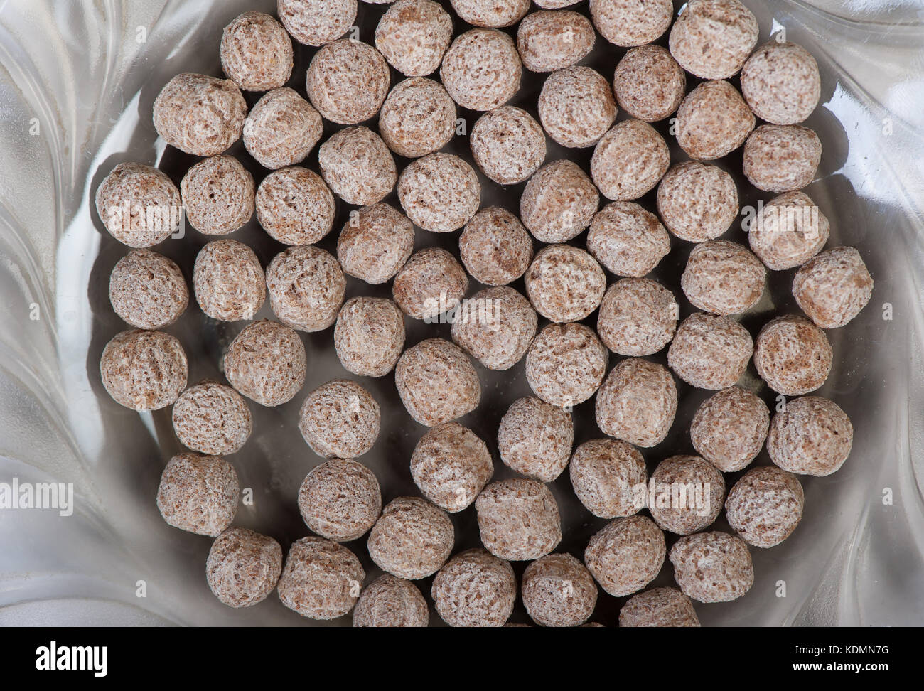 Bran balls abstract background texture Stock Photo - Alamy