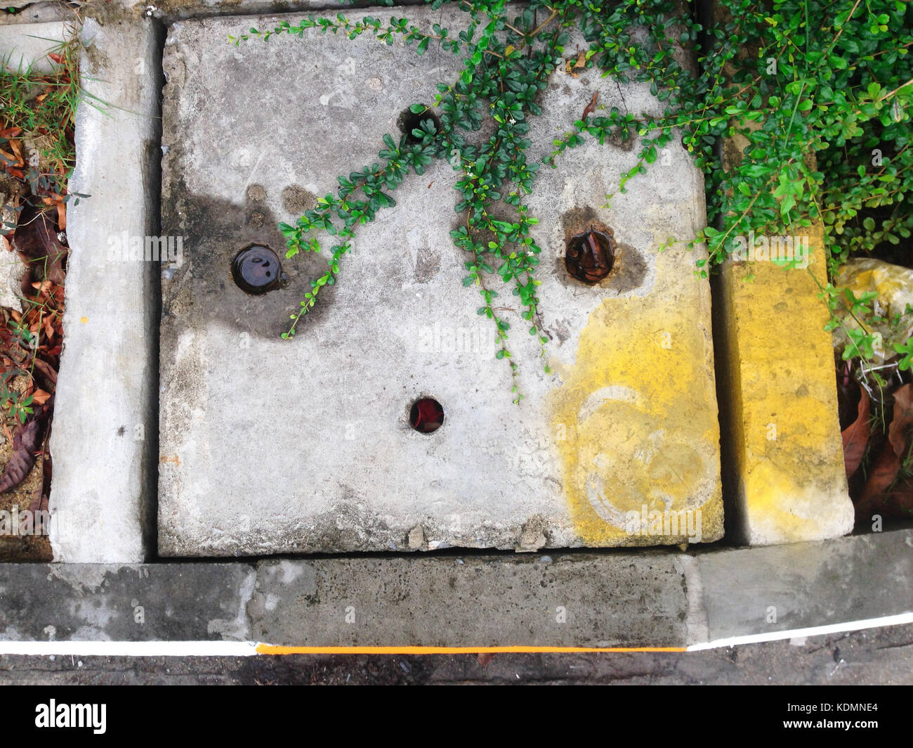 cement drain cap Stock Photo - Alamy