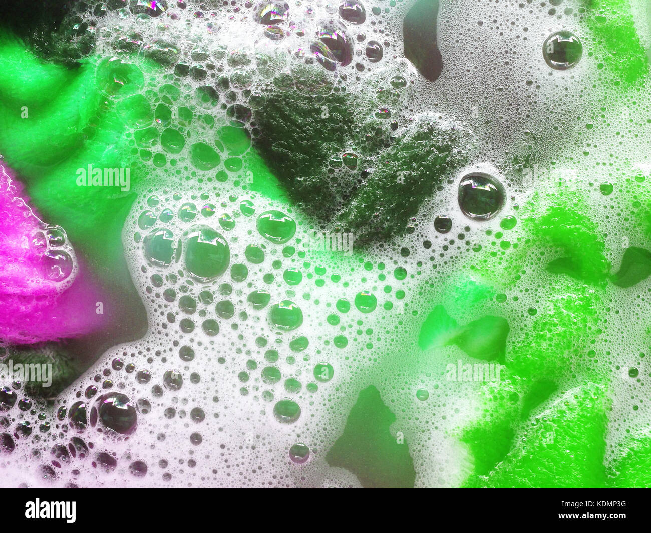 Colorful clean, Soak a cloth before washing Stock Photo - Alamy
