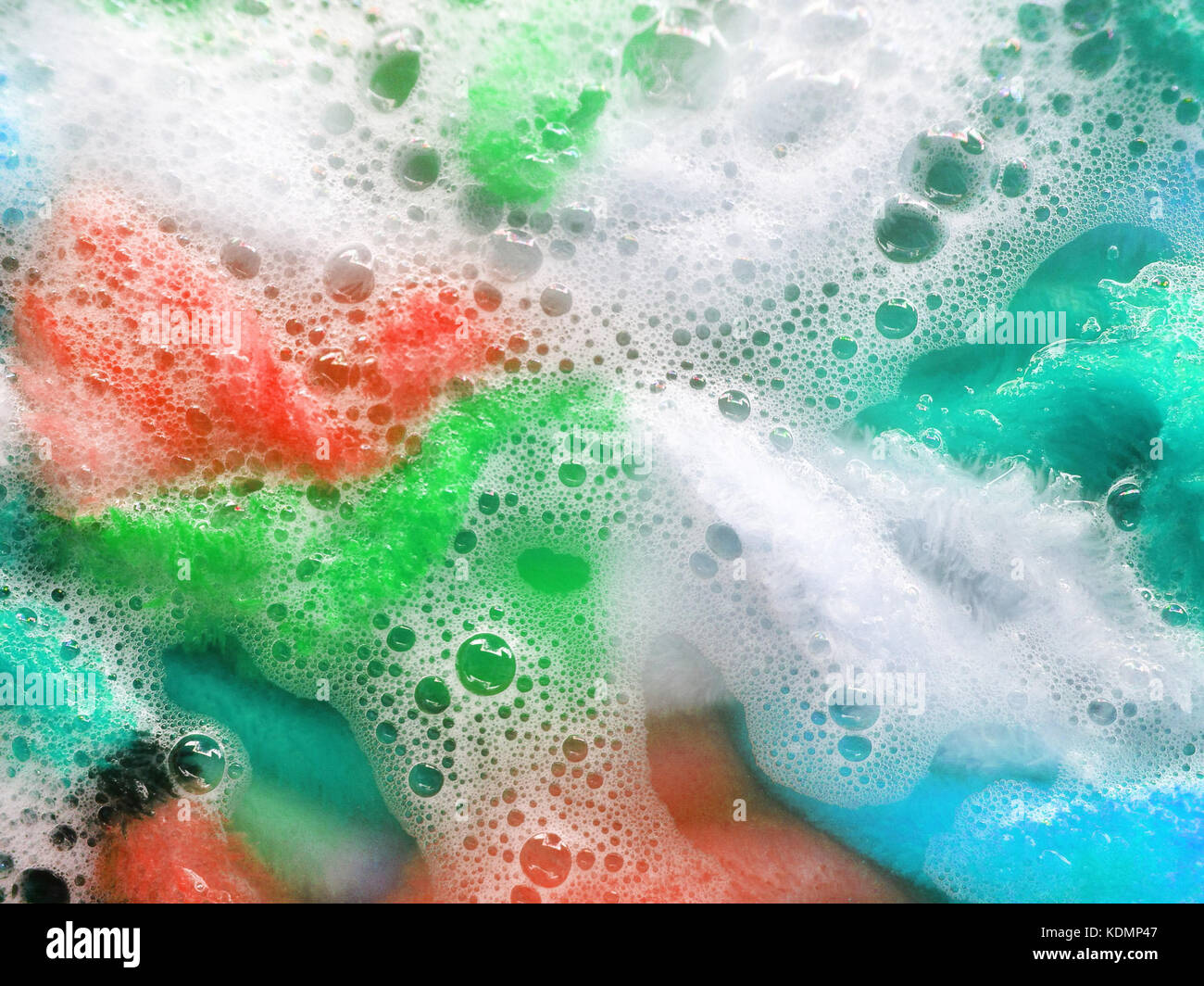 Colorful clean, Soak a cloth before washing Stock Photo - Alamy
