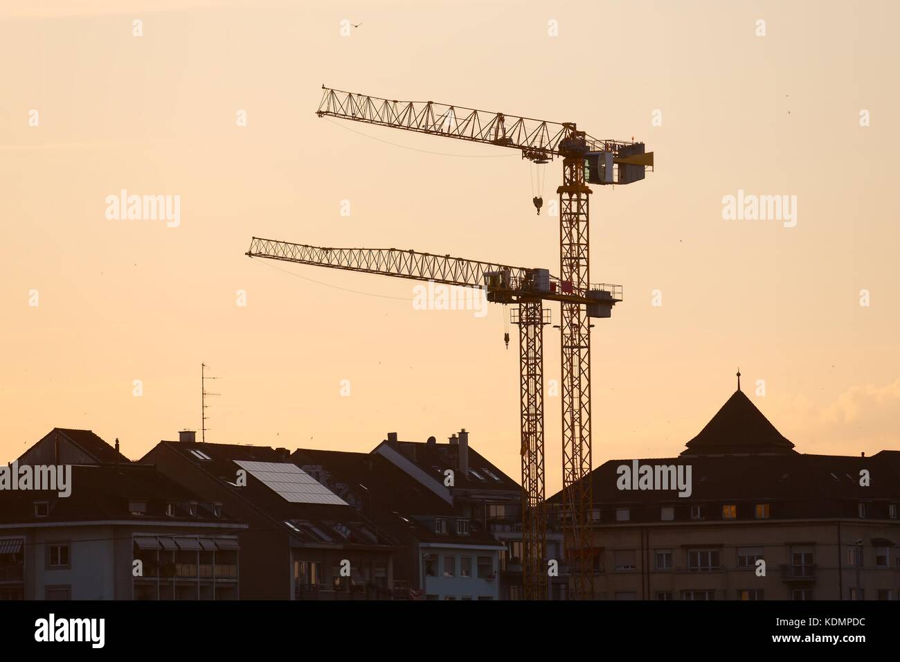 Tall Construction Cranes Stock Photo - Alamy Tall Construction Cranes Stock Photo - Alamy