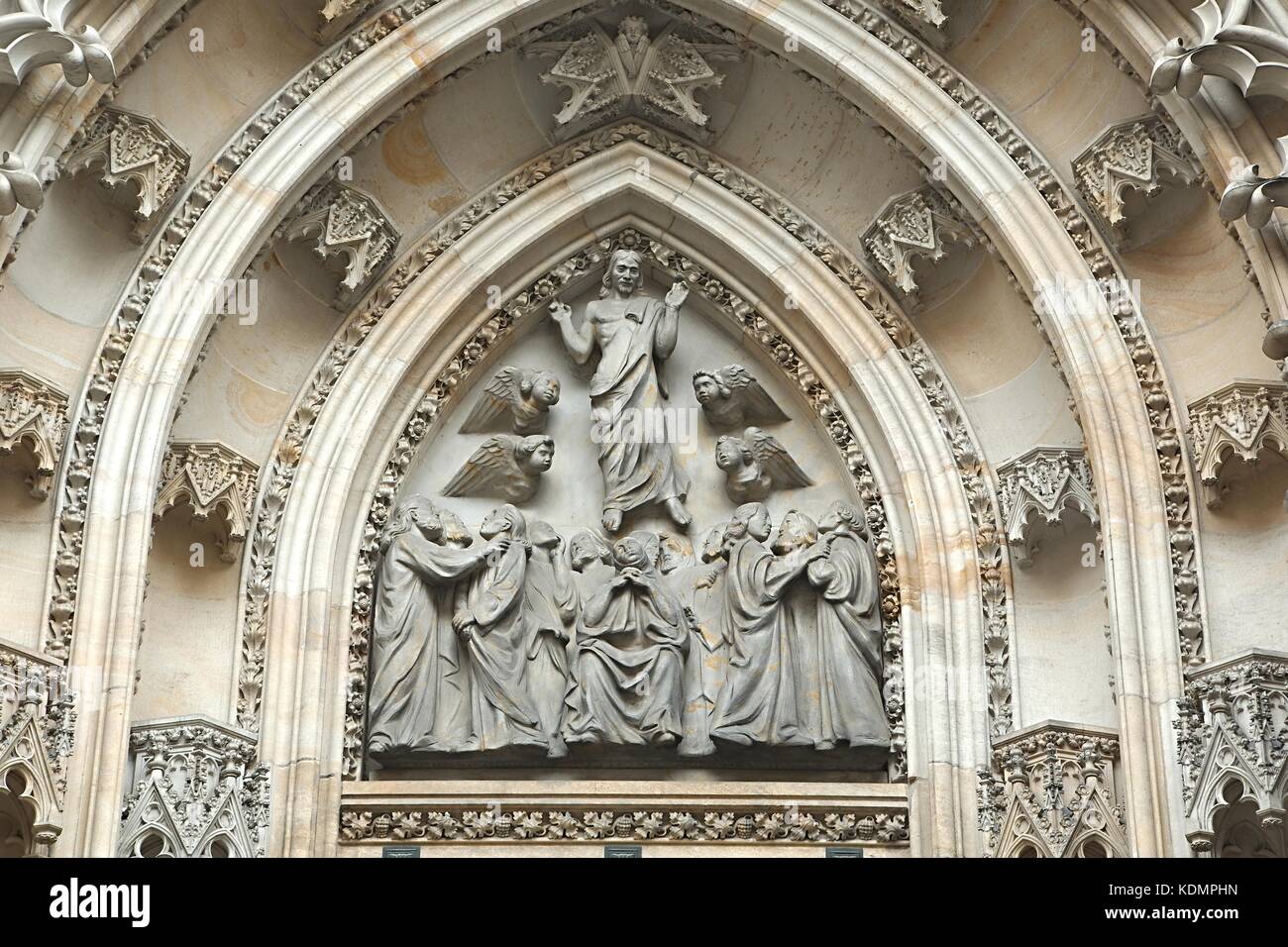 Decorated Church Facade Stock Photo - Alamy