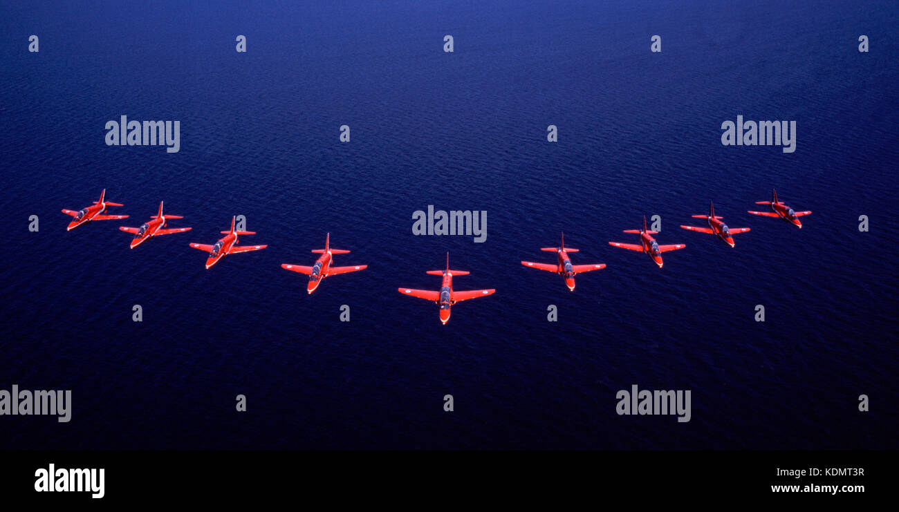 The Red Arrows (RAF Aerobatic team Stock Photo - Alamy