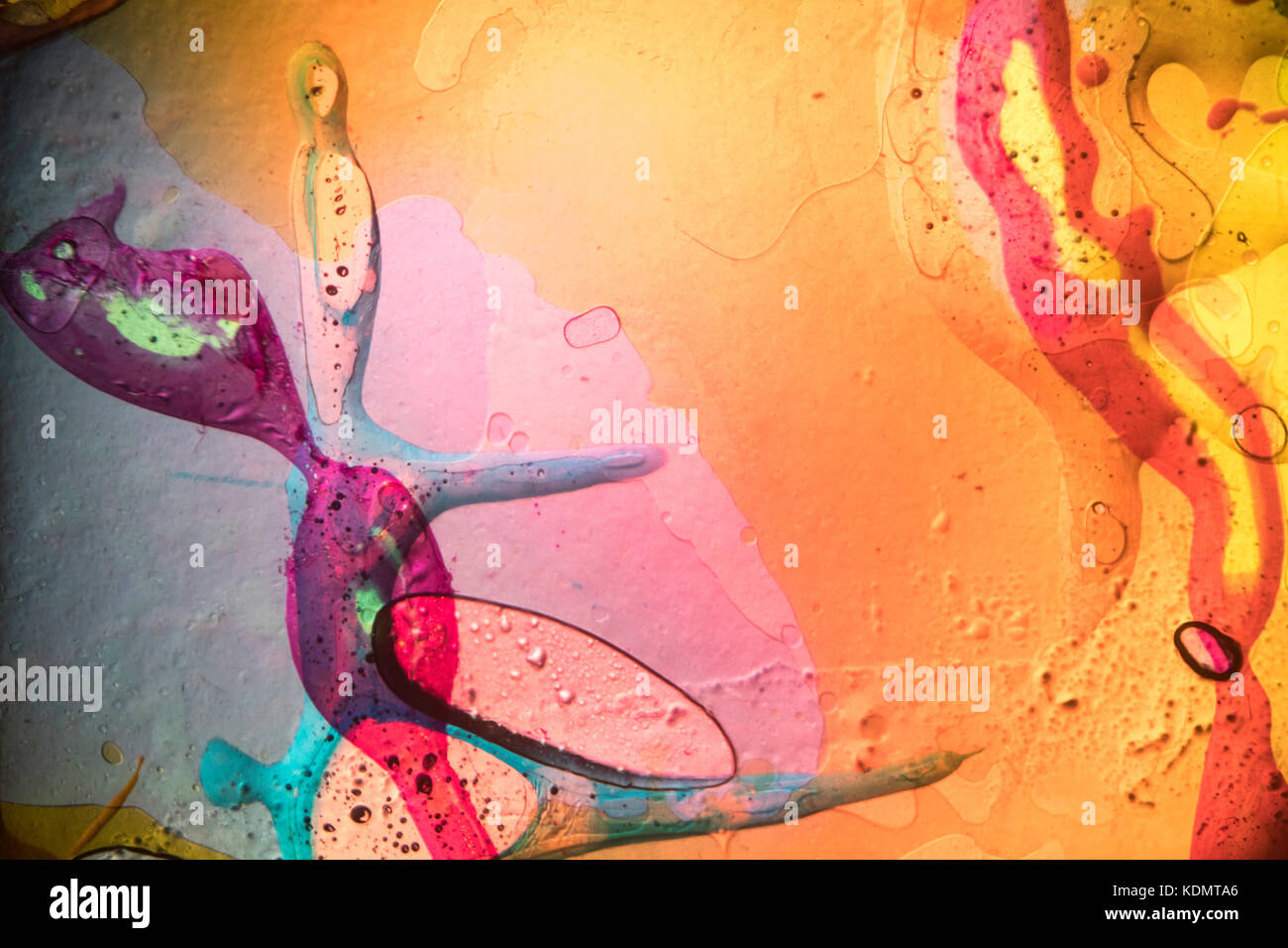 Oil Wheel Projection Abstracts Stock Photo - Alamy