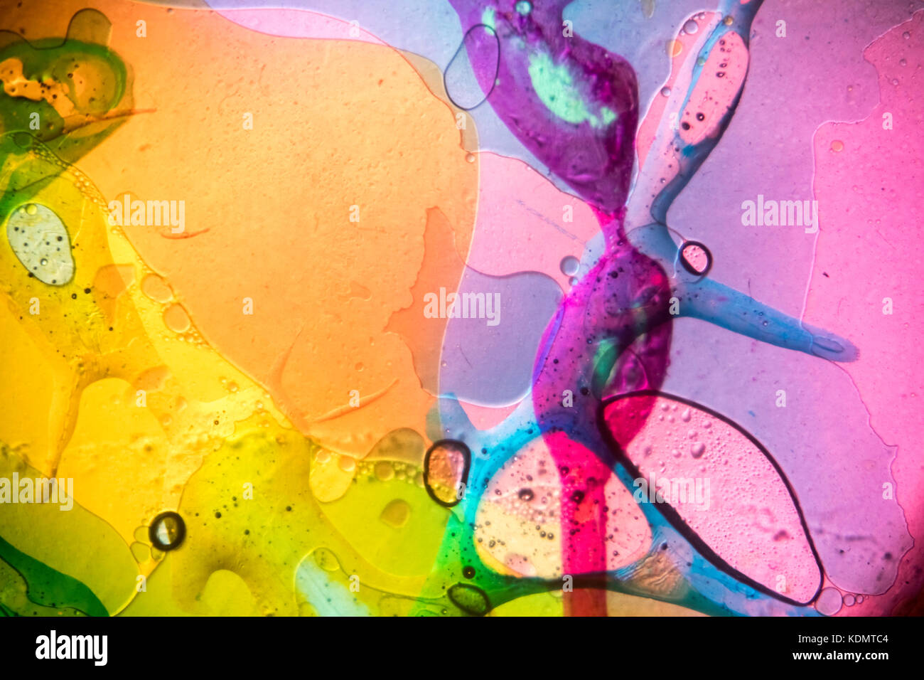 Oil Wheel Projection Abstracts Stock Photo - Alamy