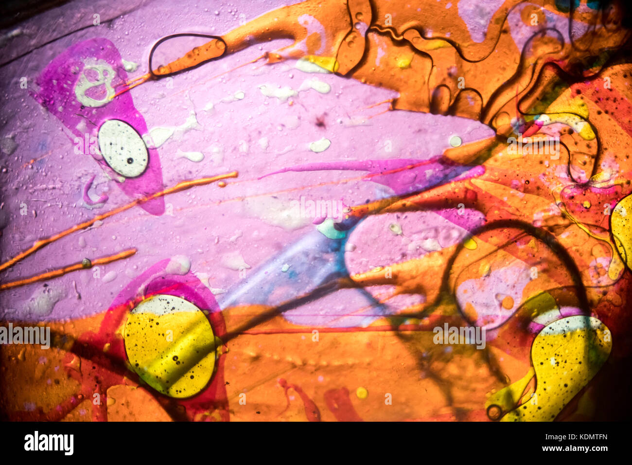 Oil wheel projection hi-res stock photography and images - Alamy