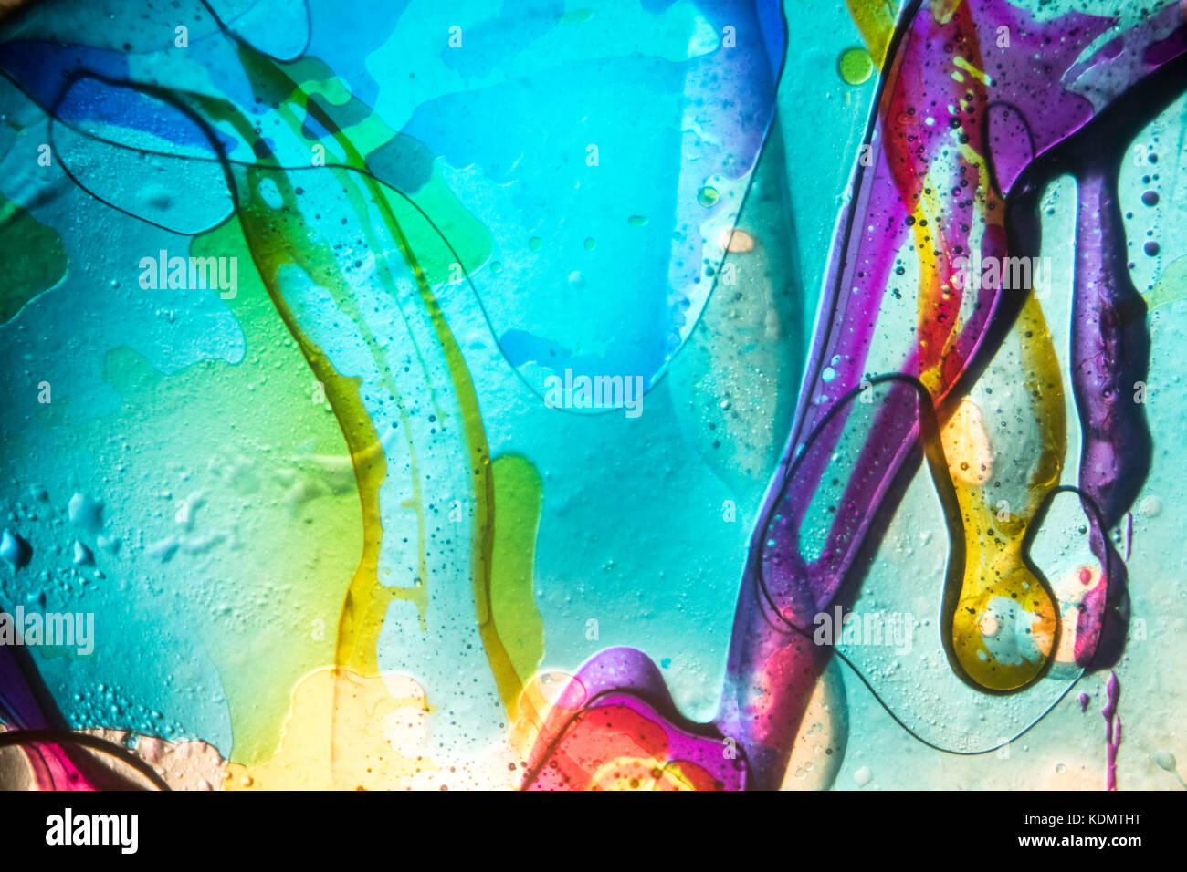 Oil Wheel Projection Abstracts Stock Photo - Alamy