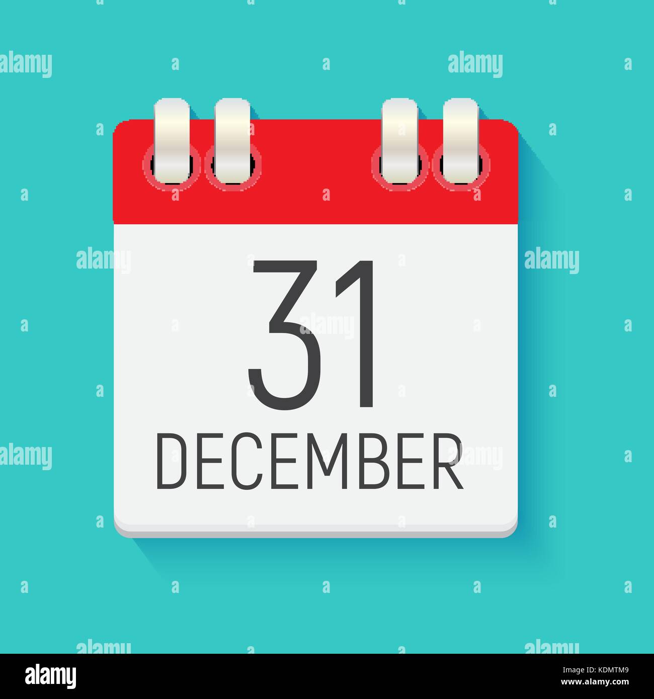 December 31 Calendar Daily Icon. Vector Illustration Emblem. Element of ...