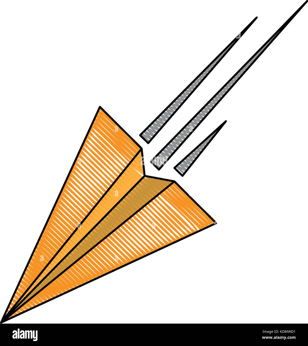 Paper plane isolated Stock Vector Image & Art - Alamy