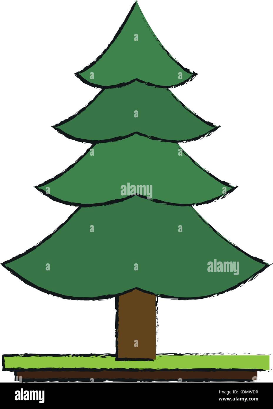 Tree pine symbol Stock Vector Image & Art - Alamy