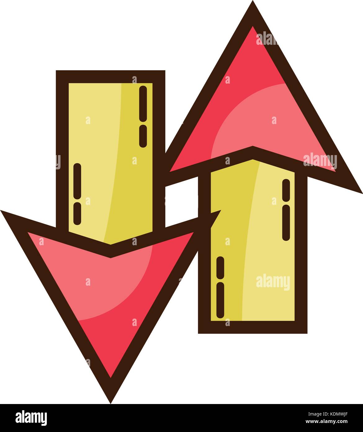 color arrows loading in process icon Stock Vector Image & Art - Alamy