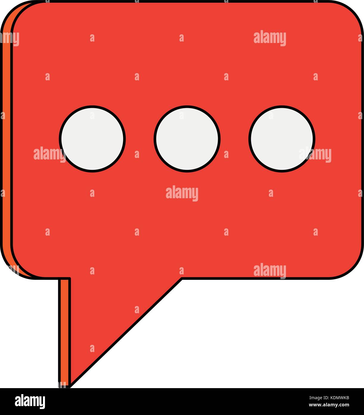 Chat bubble symbol Stock Vector Image & Art - Alamy